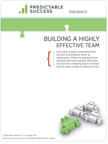 Building a Highly Effective Team