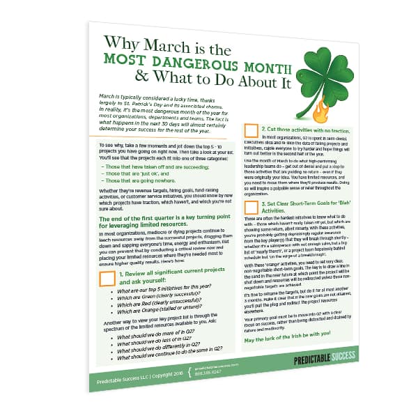 Why March is the Most Dangerous Month and What to Do About It